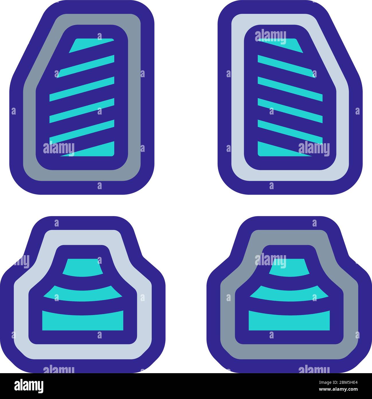 ordinary textile rugs icon vector outline illustration Stock Vector ...