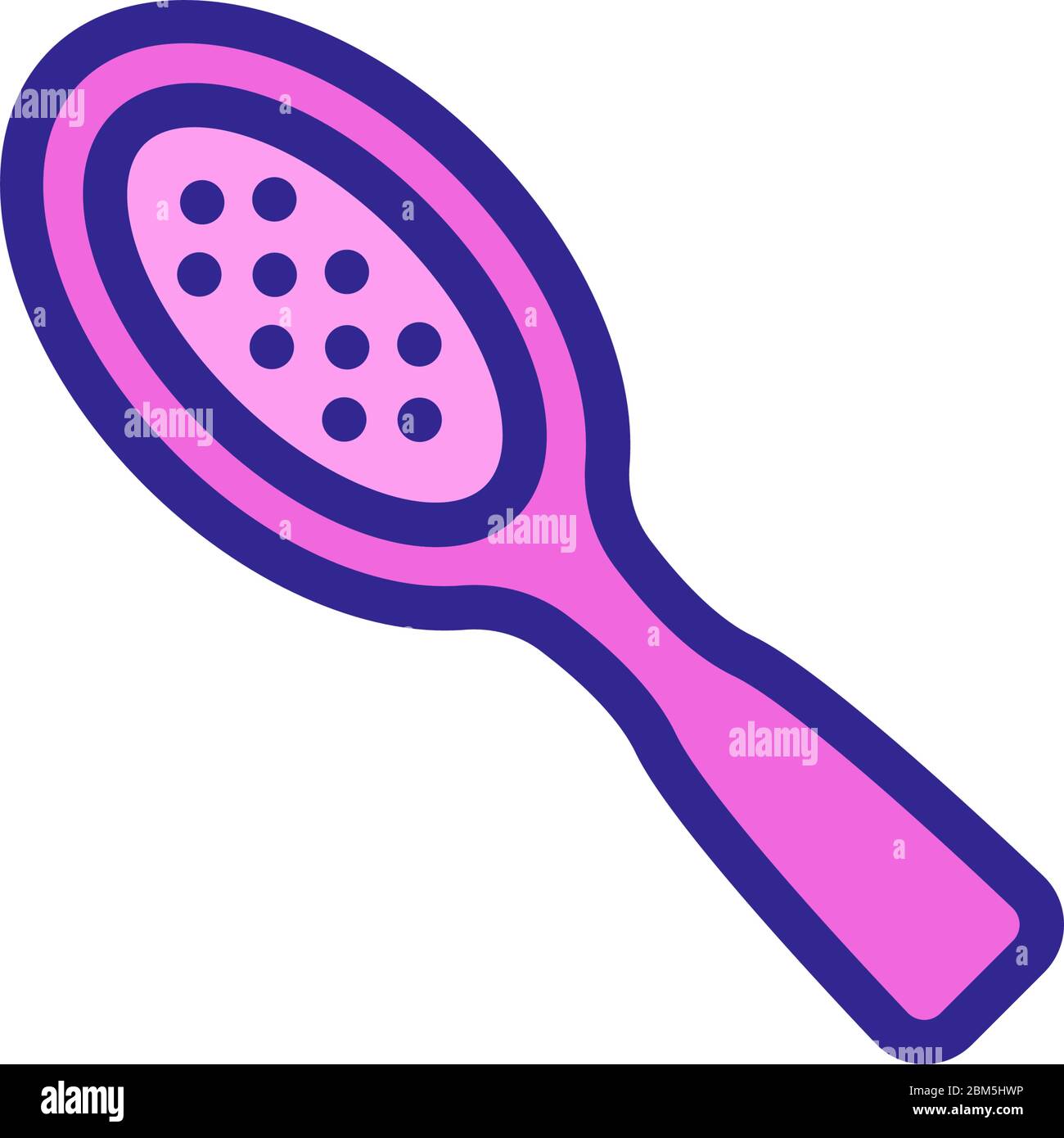 foot massage brush icon vector outline illustration Stock Vector Image ...