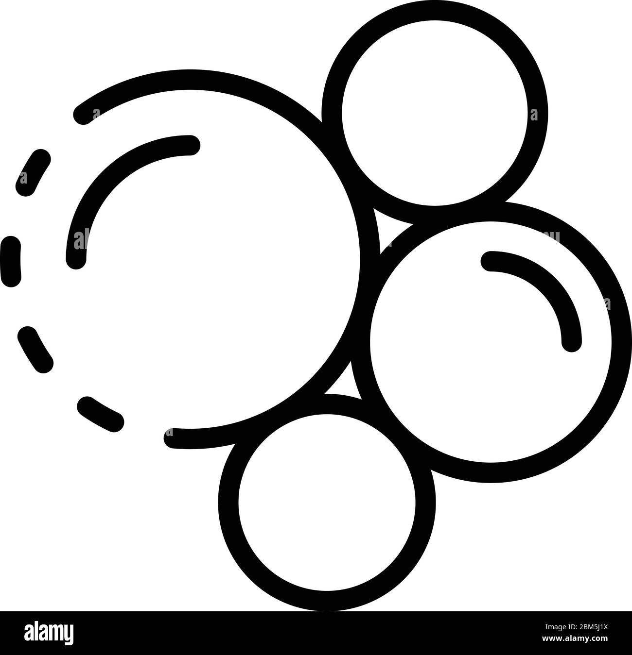 Chemistry molecules icon, outline style Stock Vector Image & Art - Alamy