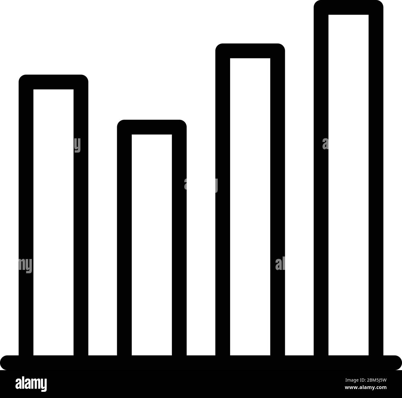 Growth graphic icon, outline style Stock Vector Image & Art - Alamy