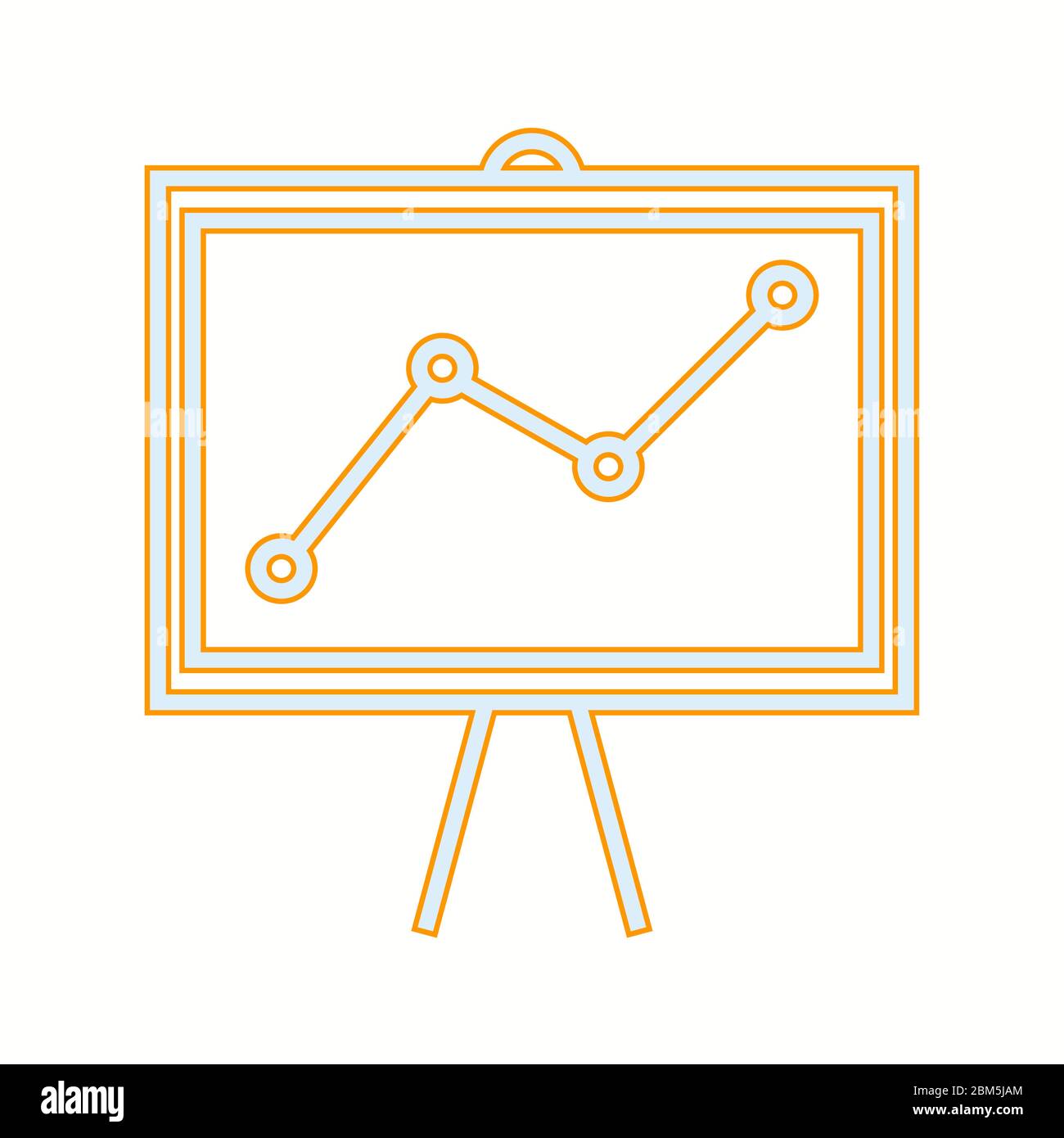 Beautiful Graph vector line icon Stock Vector Image & Art - Alamy