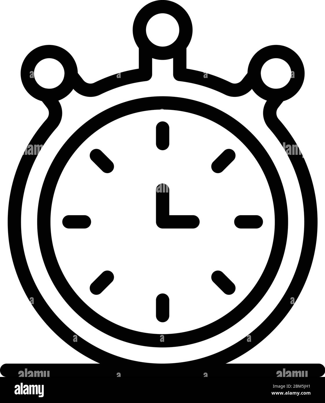Stopwatch icon, outline style Stock Vector Image & Art - Alamy