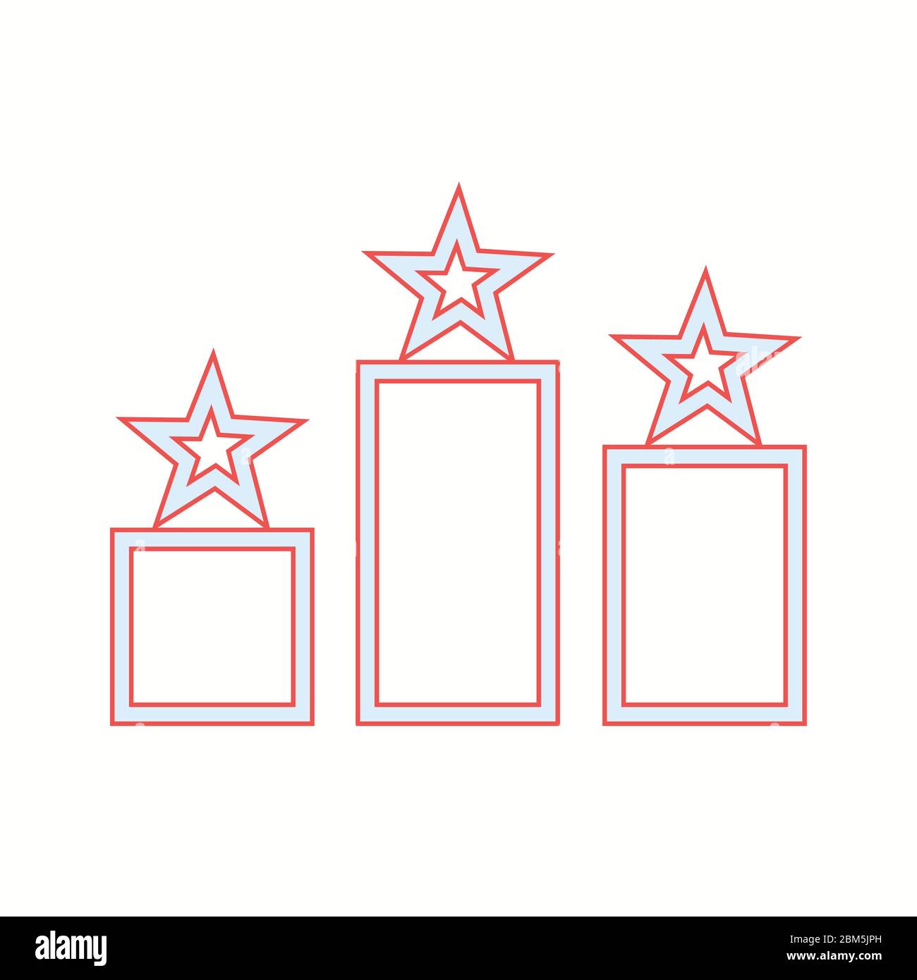Beautiful Stars ranking vector line icon Stock Vector Image & Art - Alamy