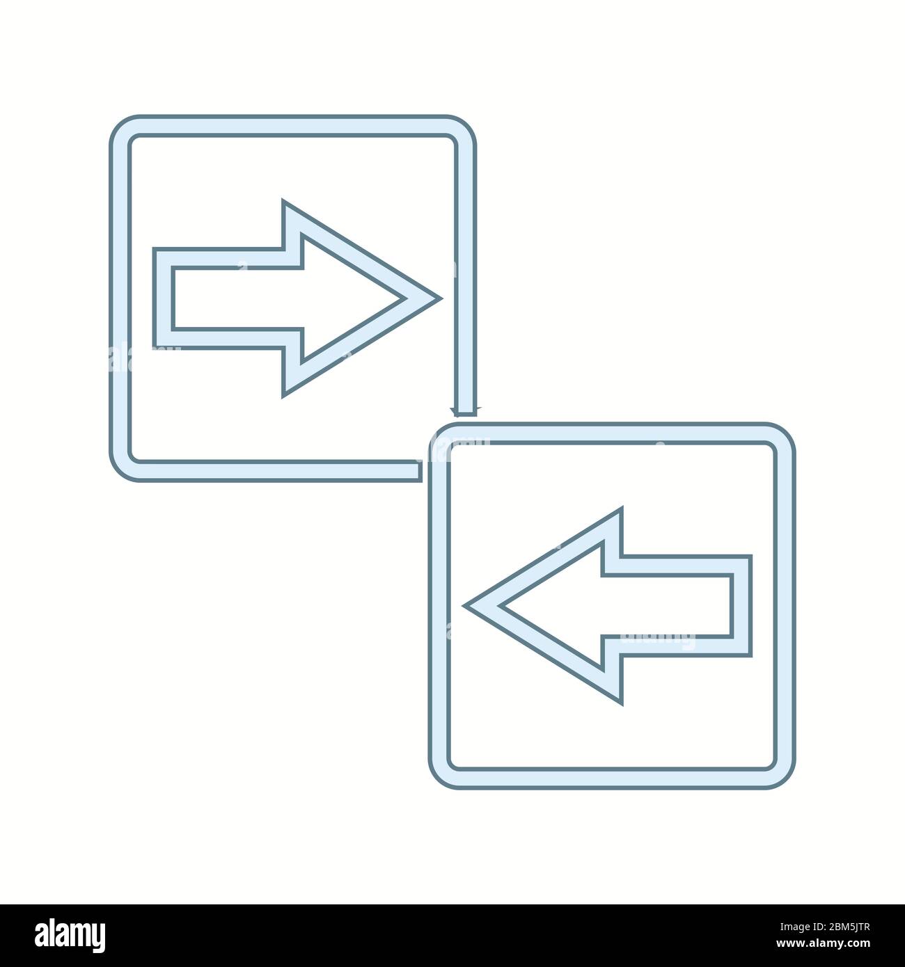 Beautiful Arrow directions vector line icon Stock Vector Image & Art ...