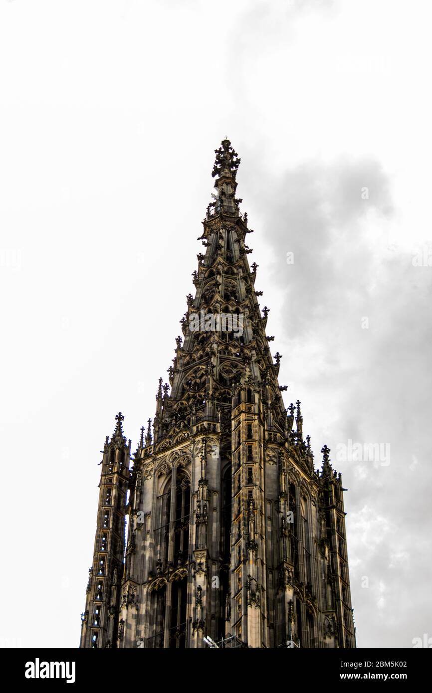 a beautiful church tower Stock Photo - Alamy