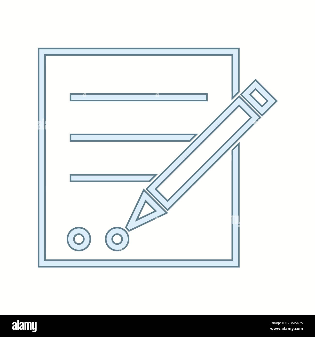 Beautiful Writing report vector line icon Stock Vector Image & Art - Alamy