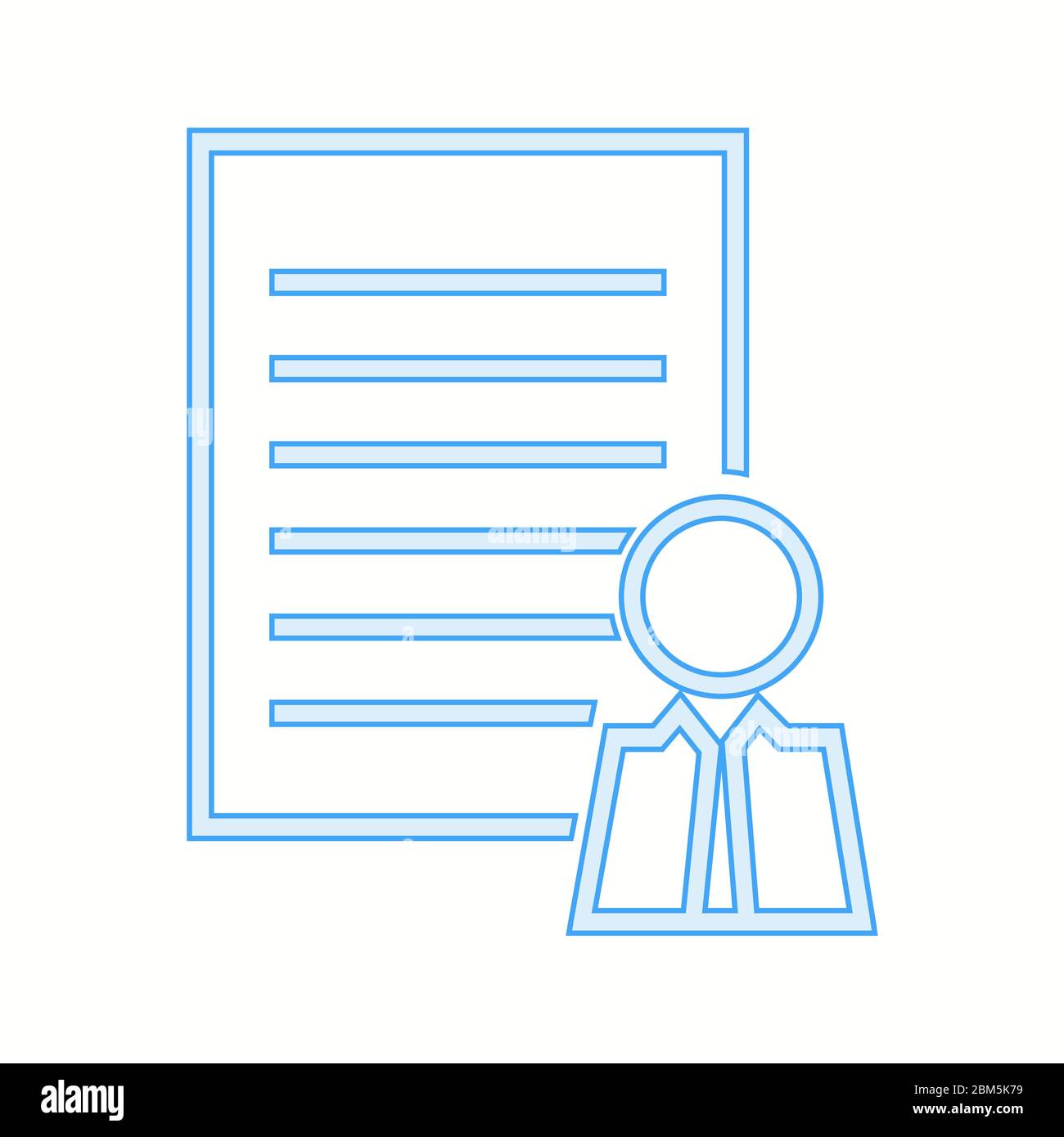 Beautiful Client profile vector line icon Stock Vector Image & Art - Alamy
