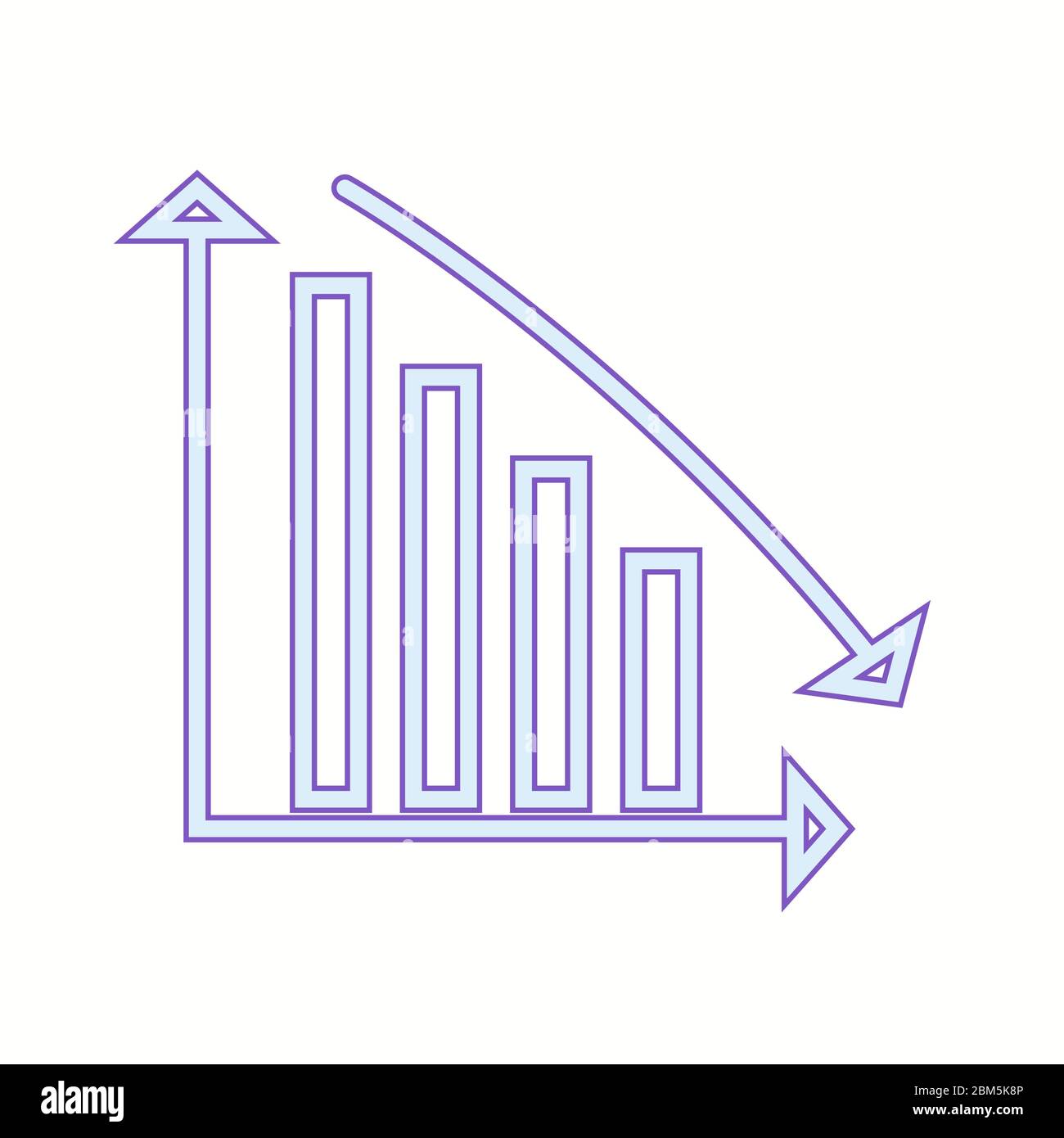 Beautiful Descending bar vector line icon Stock Vector Image & Art - Alamy