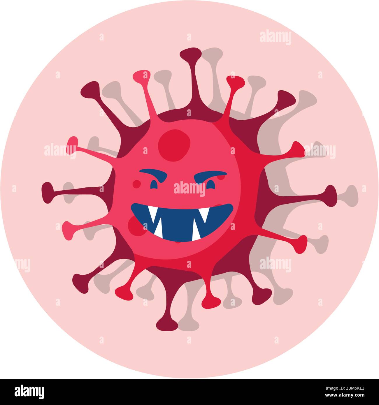 Covid19 pandemic particle comic character hi-res stock photography and ...