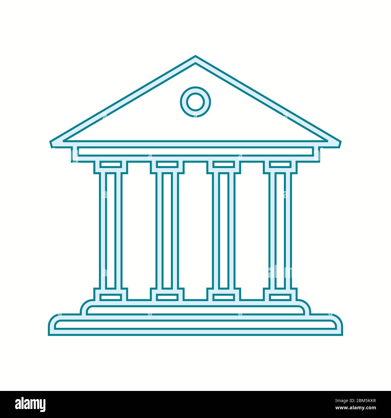 Beautiful Bank vector line icon Stock Vector Image & Art - Alamy