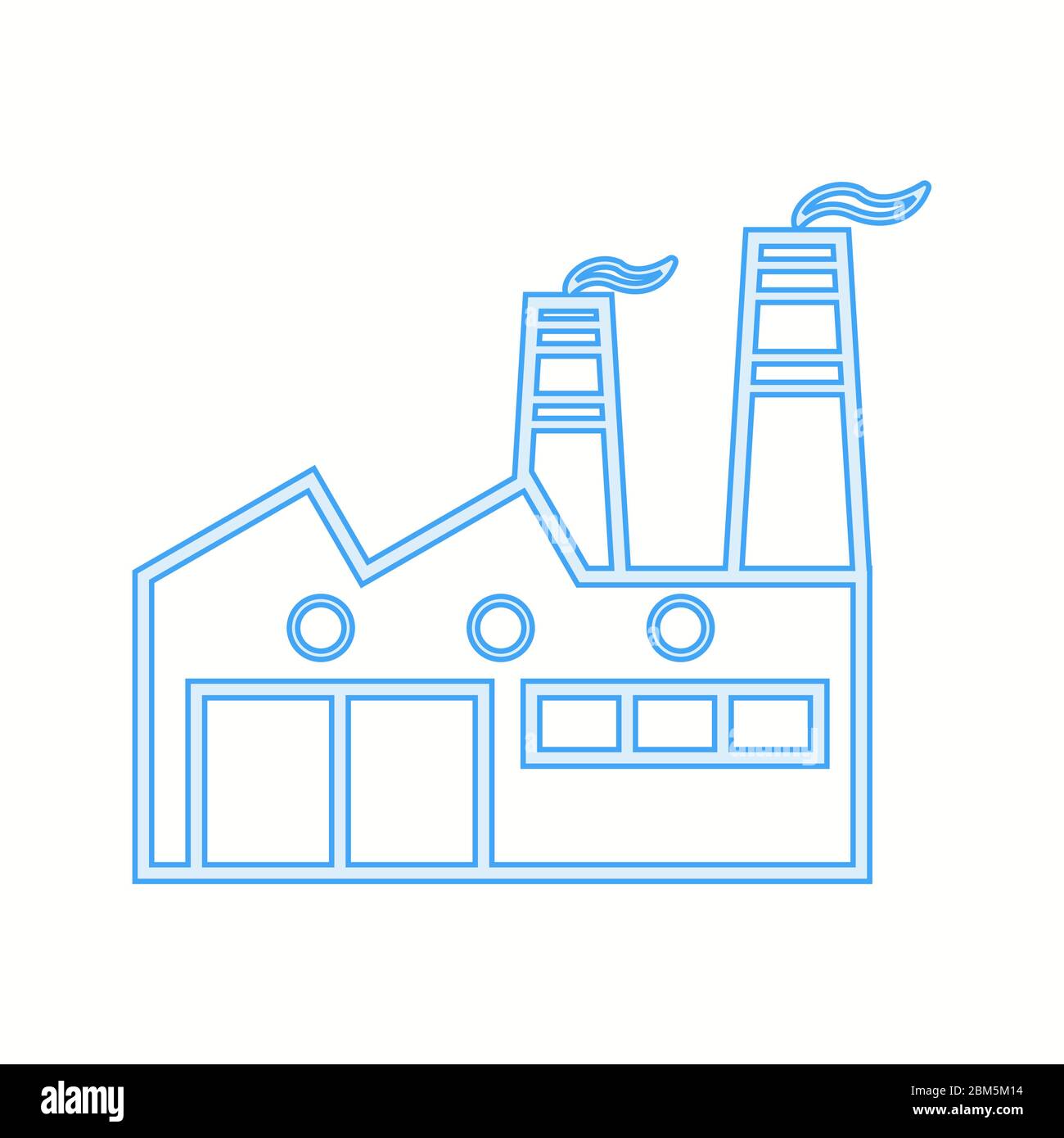 Beautiful Factory vector line icon Stock Vector Image & Art - Alamy