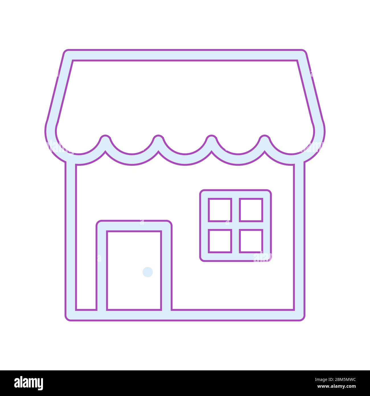 Beautiful Shop vector line icon Stock Vector Image & Art - Alamy