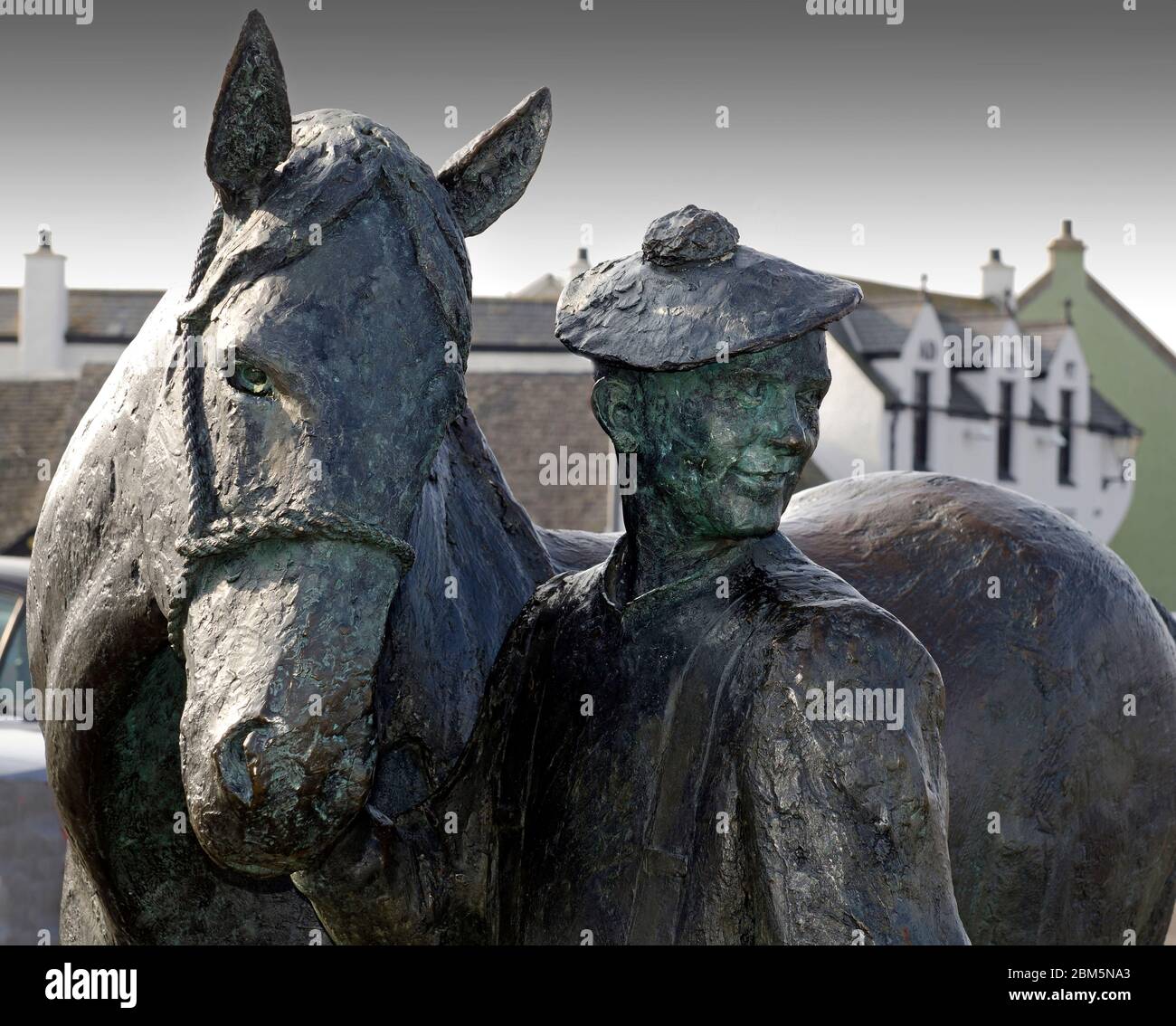 The Carter sculpture, Irvine harbour Stock Photo - Alamy