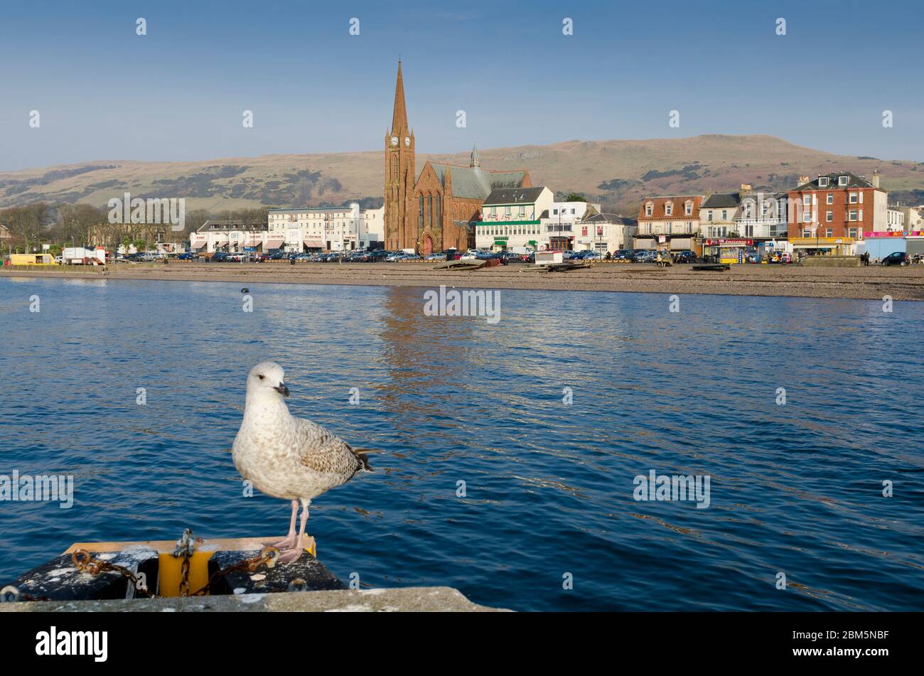 view of largs, ayrshire Stock Photo - Alamy