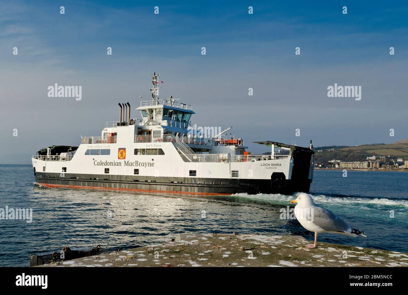 millport ferries from largs to millport, great cumbrae, ayrshire Stock ...
