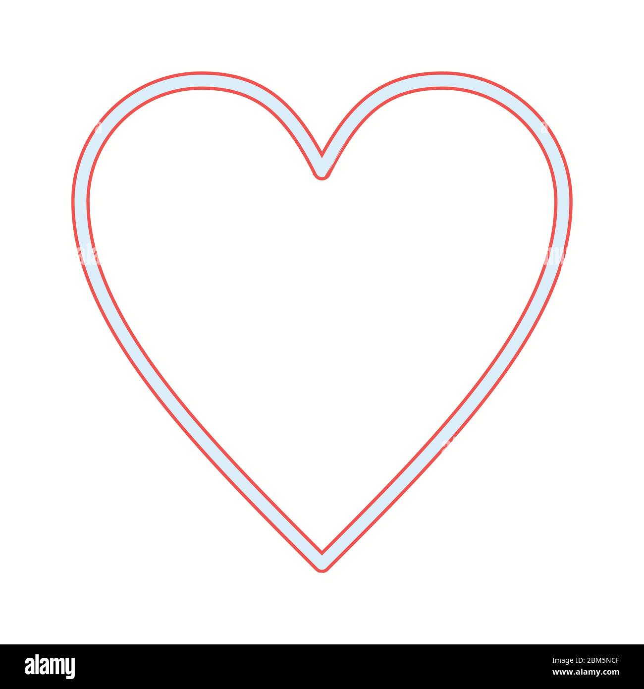 Beautiful Heart vector line icon Stock Vector Image & Art - Alamy