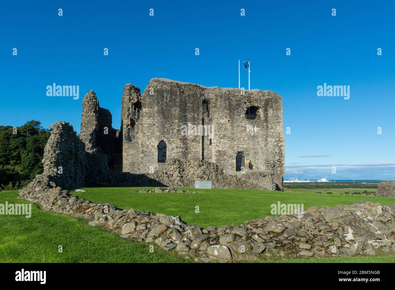 dundonald castle, ayrshire Stock Photo - Alamy