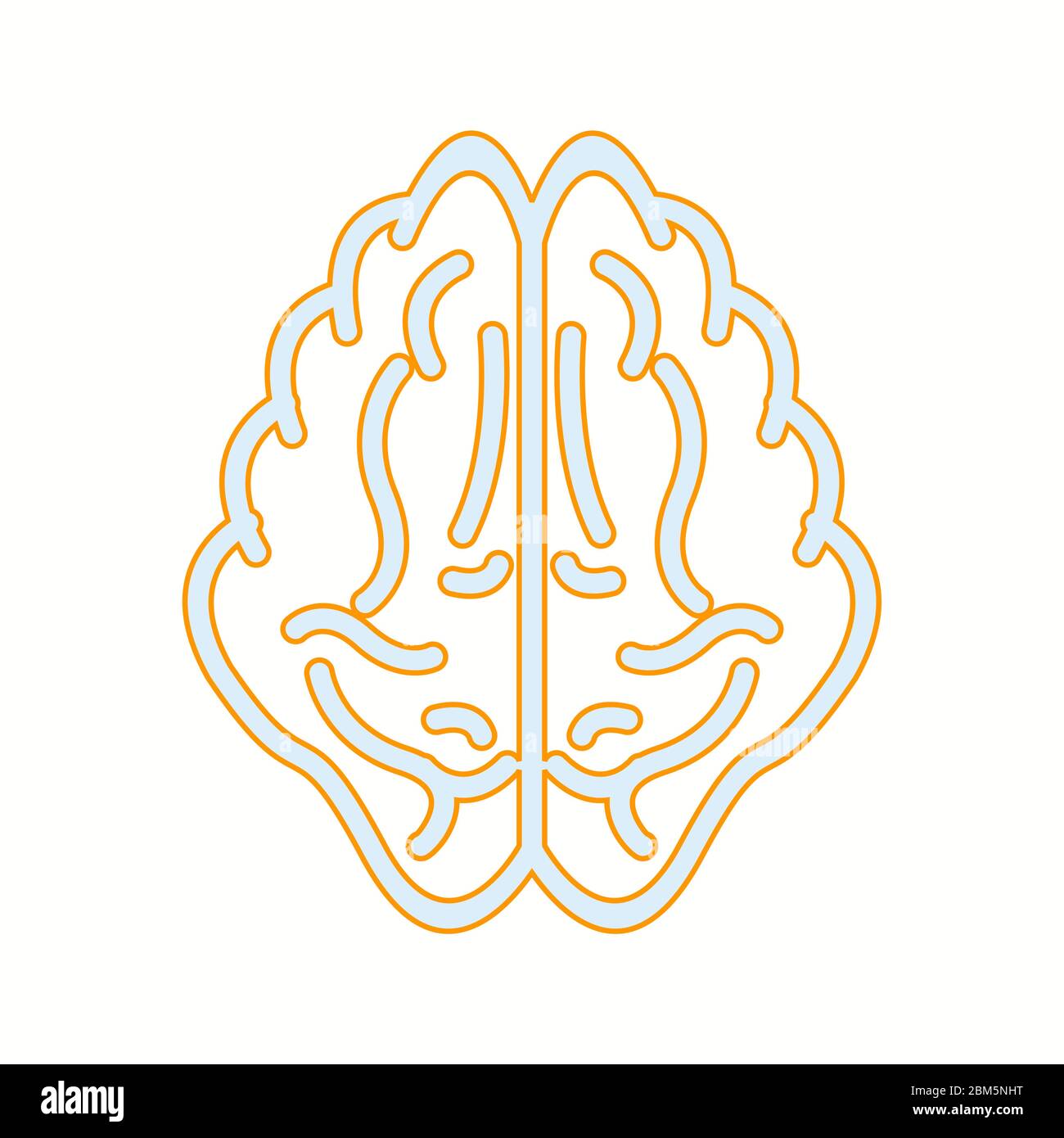 Beautiful Brain vector line icon Stock Vector Image & Art - Alamy