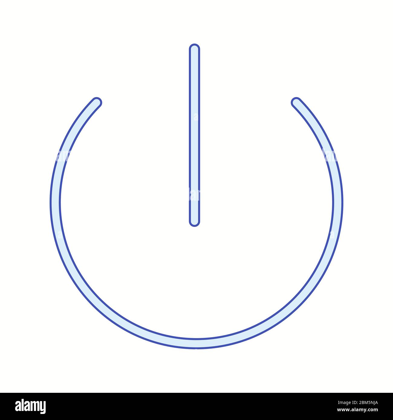 Beautiful Power button vector line icon Stock Vector Image & Art - Alamy