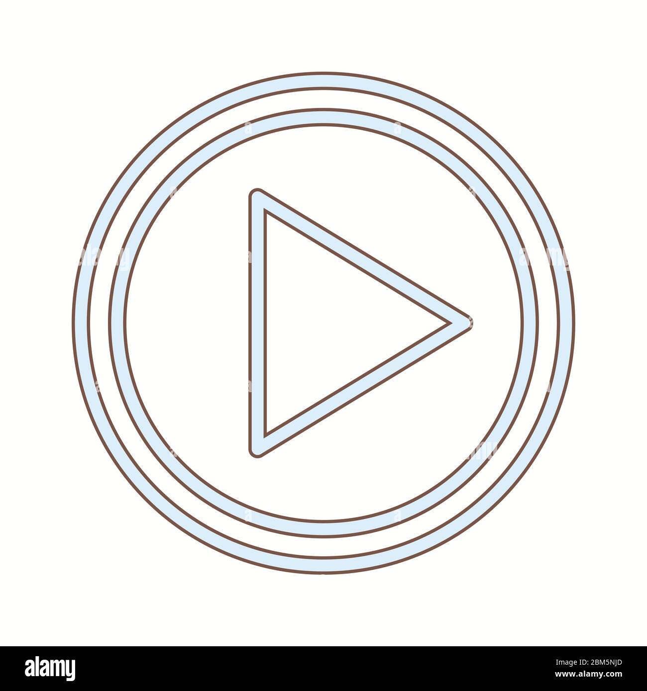 Beautiful Video player vector line icon Stock Vector Image & Art - Alamy