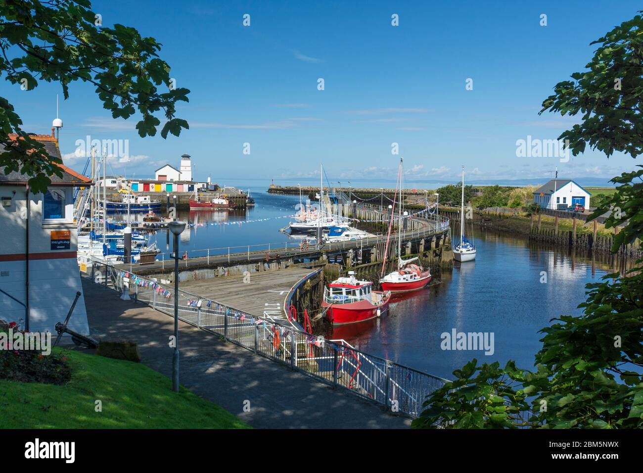 Girvan harbour, Ayrshire Stock Photo - Alamy