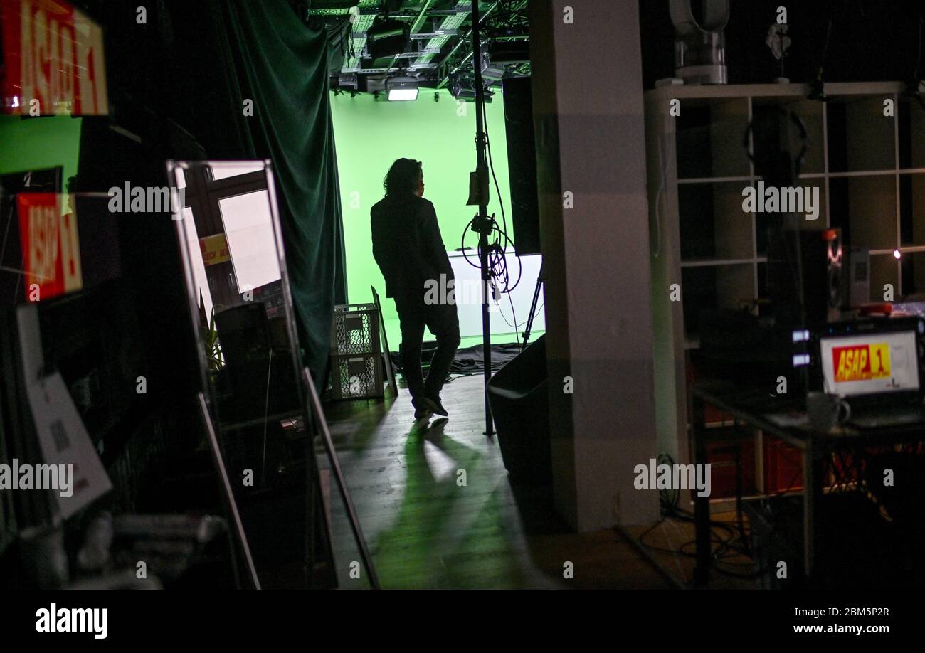 07 May 2020, Berlin: Andreas Gebhard, founder of the digital conference ...