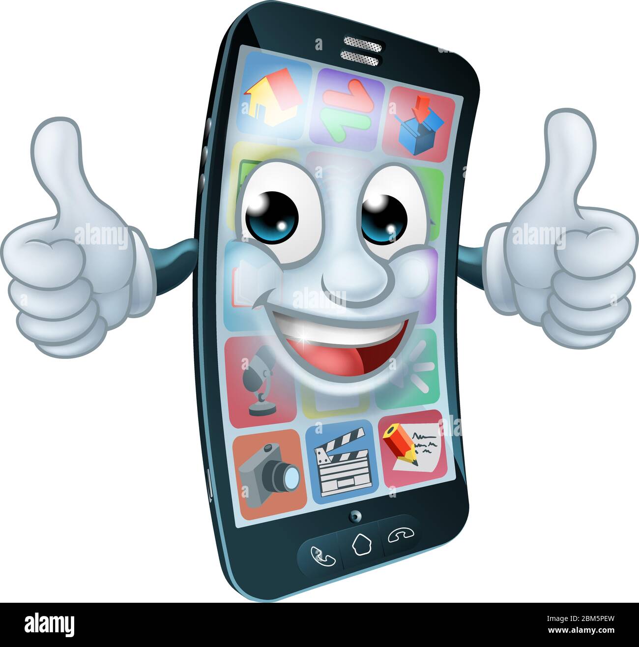 Smartphones Cell Phones Stock Vector Images Alamy