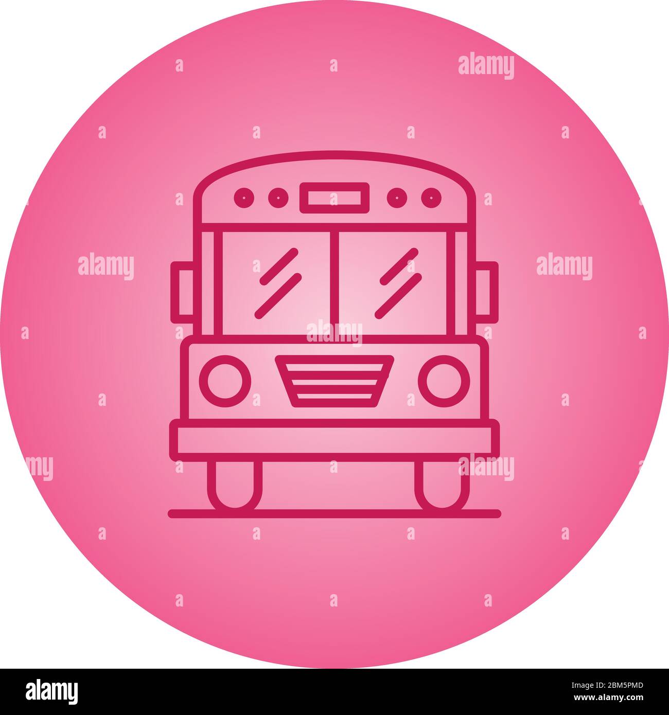 Beautiful School bus Vector line icon Stock Vector Image & Art - Alamy