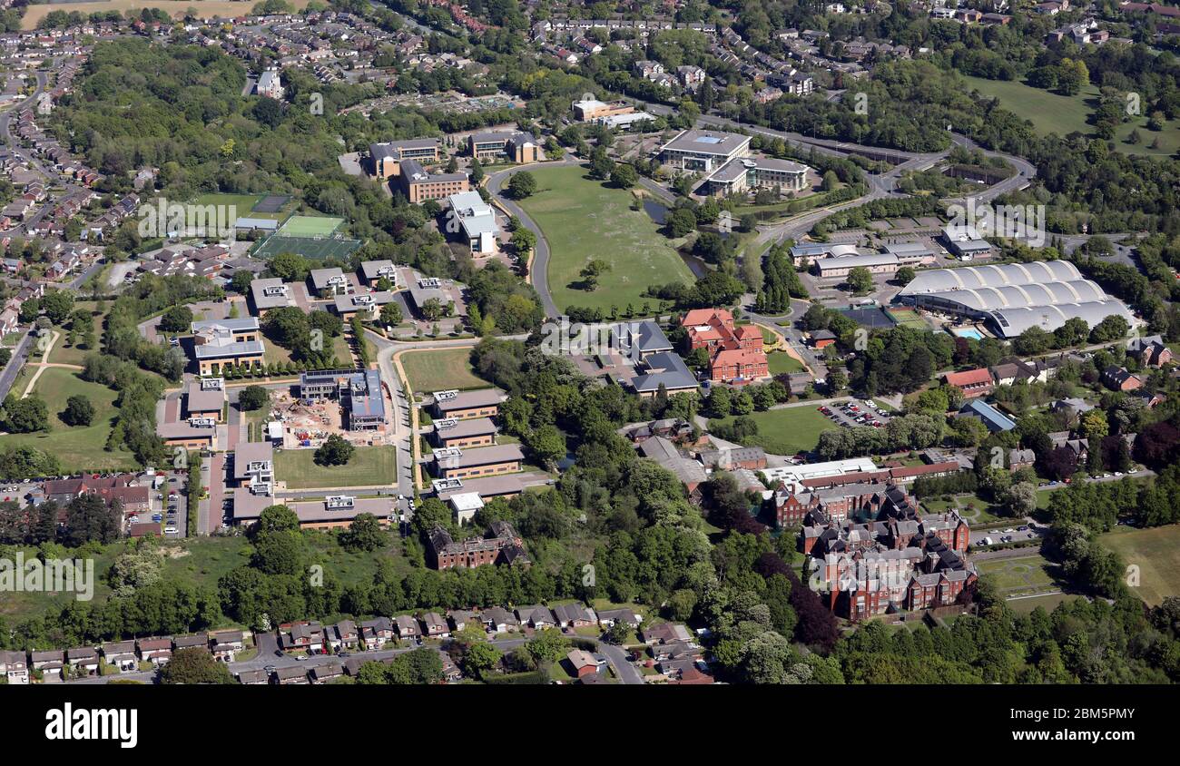 aerial view of the Cheadle Royal Business Park and David Lloyd Centre ...