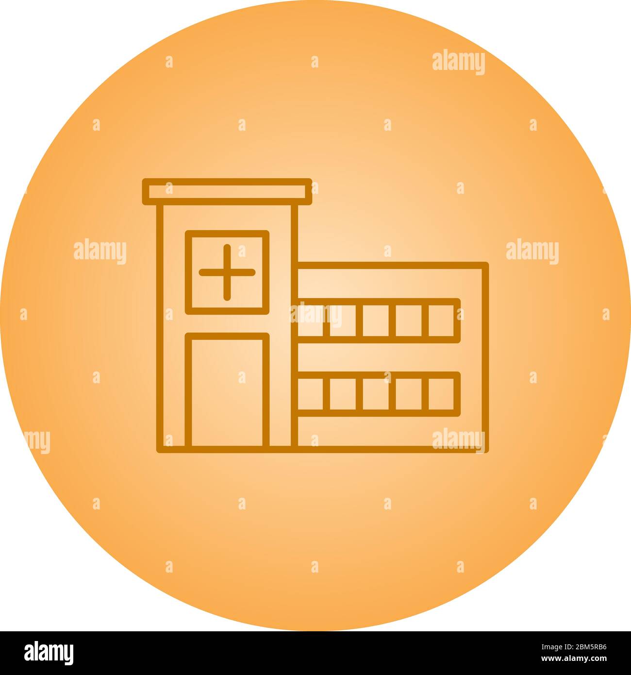 Beautiful Hospital Vector line icon Stock Vector Image & Art - Alamy