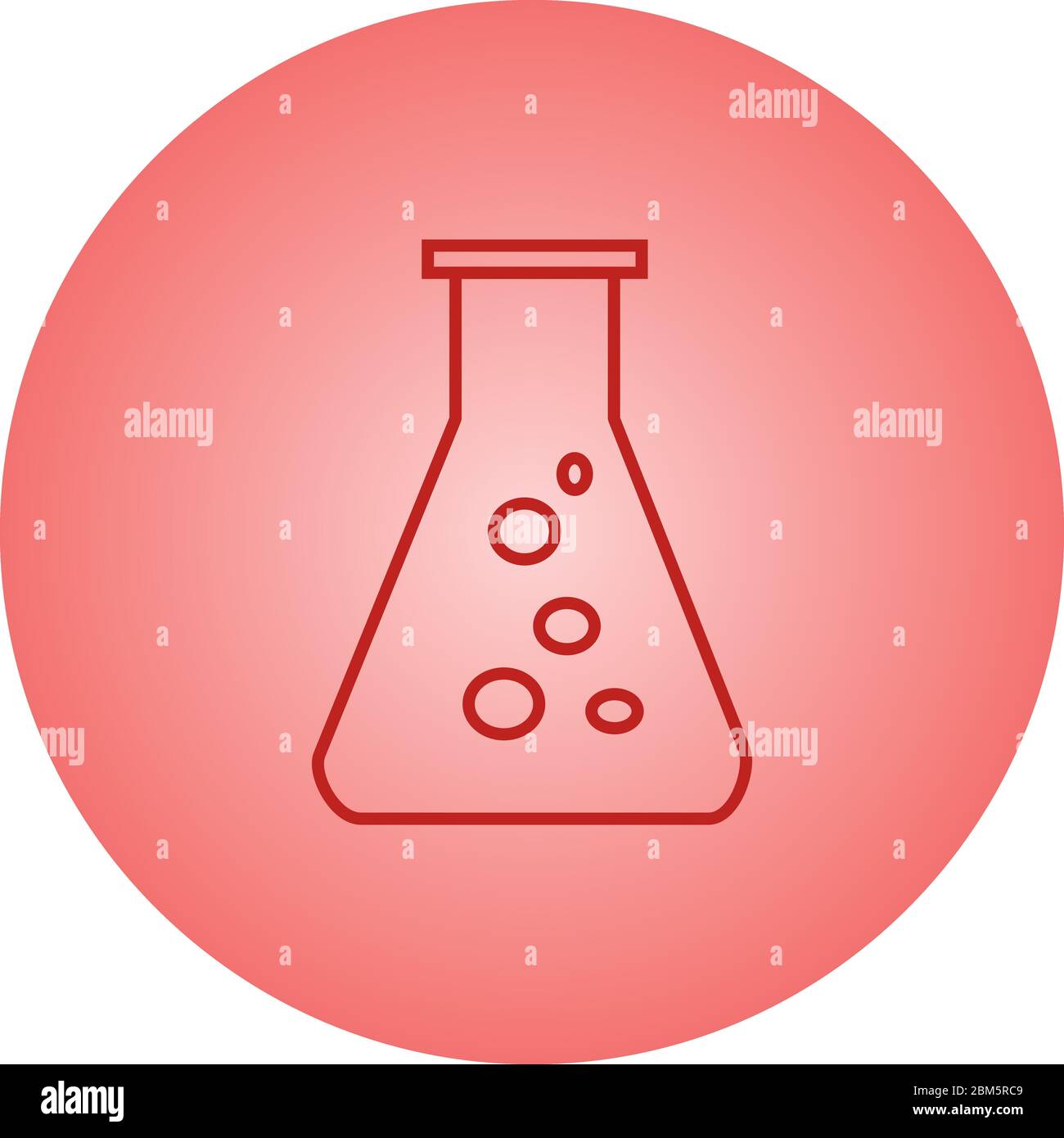 Beautiful flask vector line icon Stock Vector Image & Art - Alamy