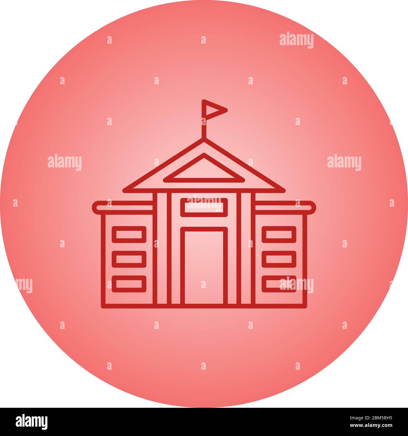 Beautiful college vector line icon Stock Vector Image & Art - Alamy