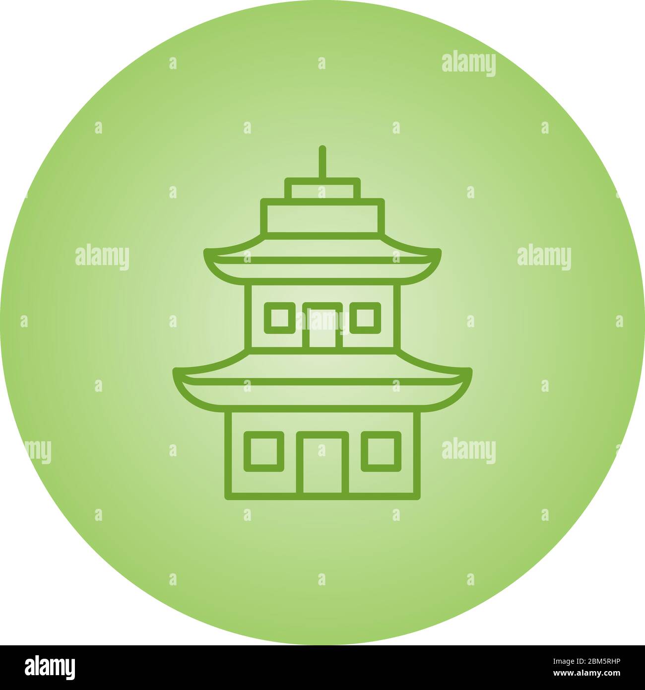 Beautiful Temple Vector line icon Stock Vector Image & Art - Alamy