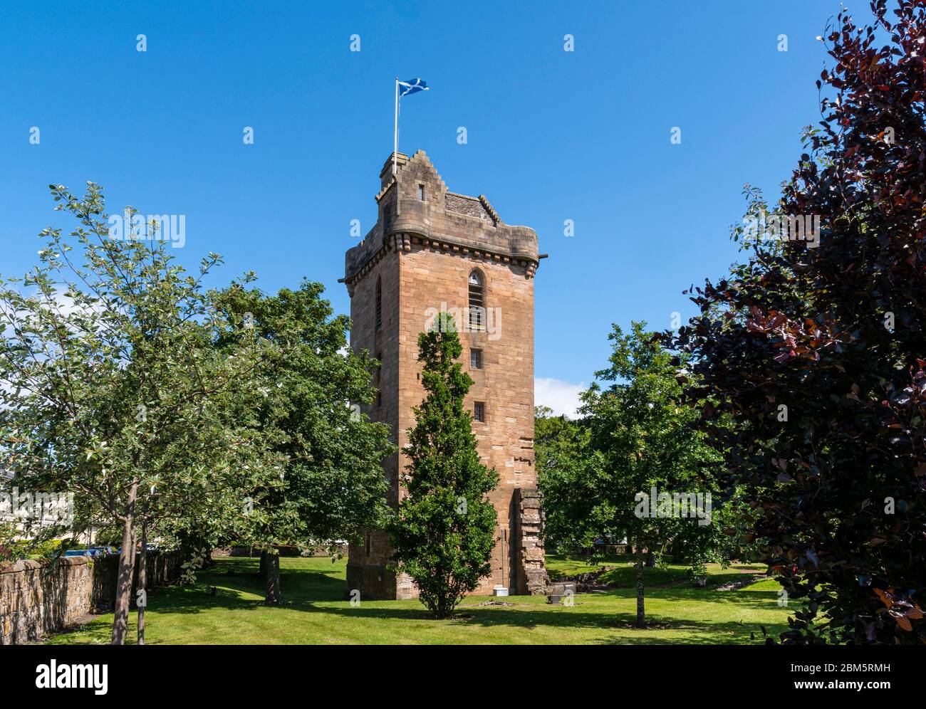 St John The Babtist church tower, ayr town Stock Photo - Alamy