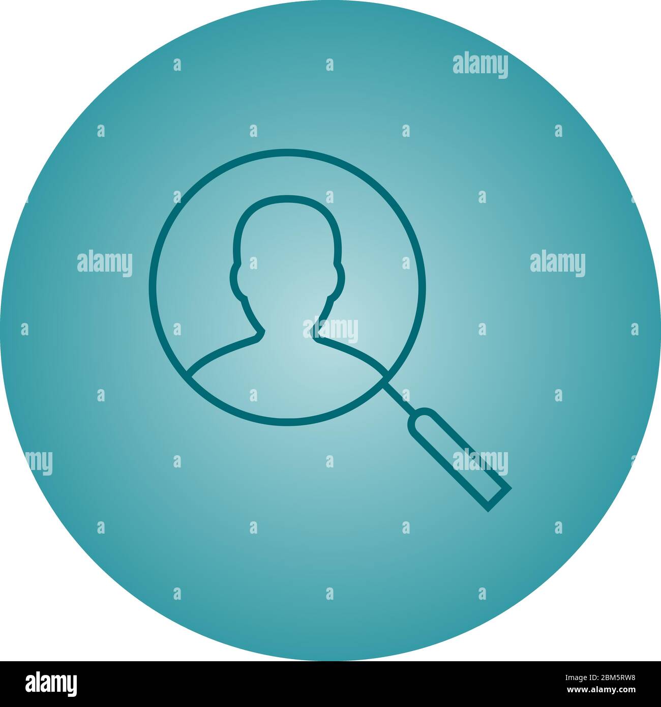 Beautiful Search profile vector line icon Stock Vector Image & Art - Alamy