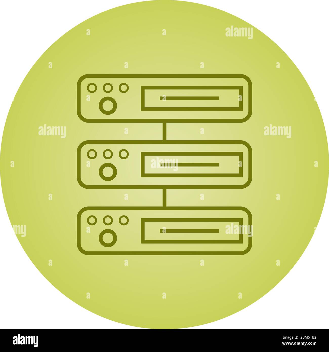 Beautiful Database vector line icon Stock Vector Image & Art - Alamy