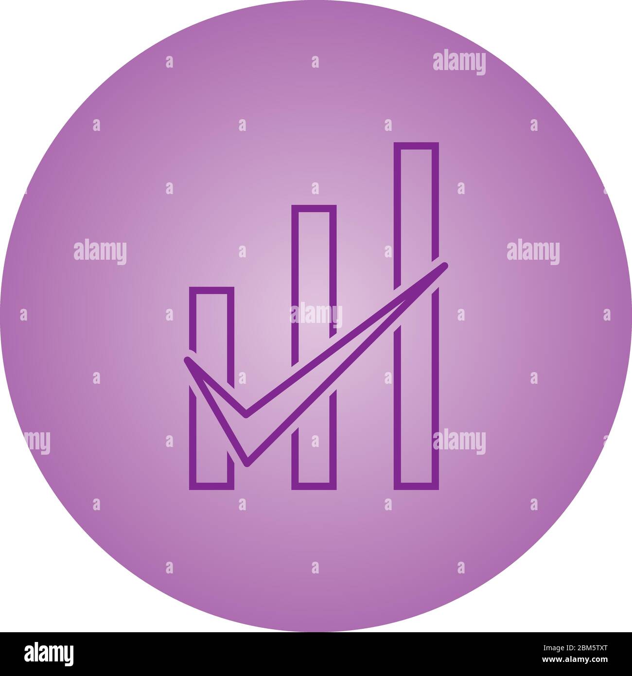 Beautiful Checked graph vector line icon Stock Vector Image & Art - Alamy