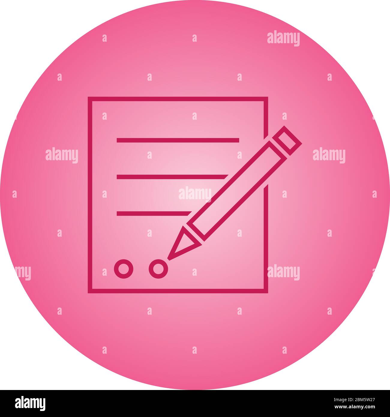 Beautiful Writing report vector line icon Stock Vector Image & Art - Alamy