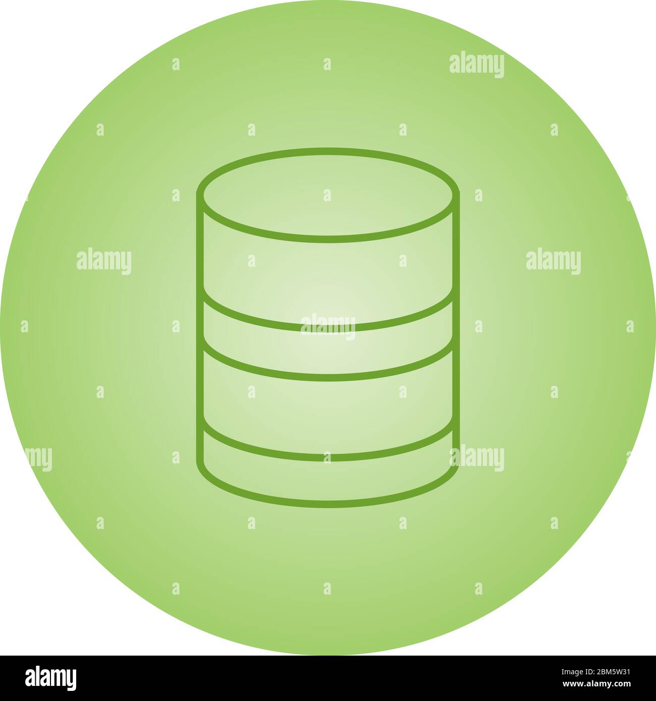 Beautiful Database vector line icon Stock Vector Image & Art - Alamy