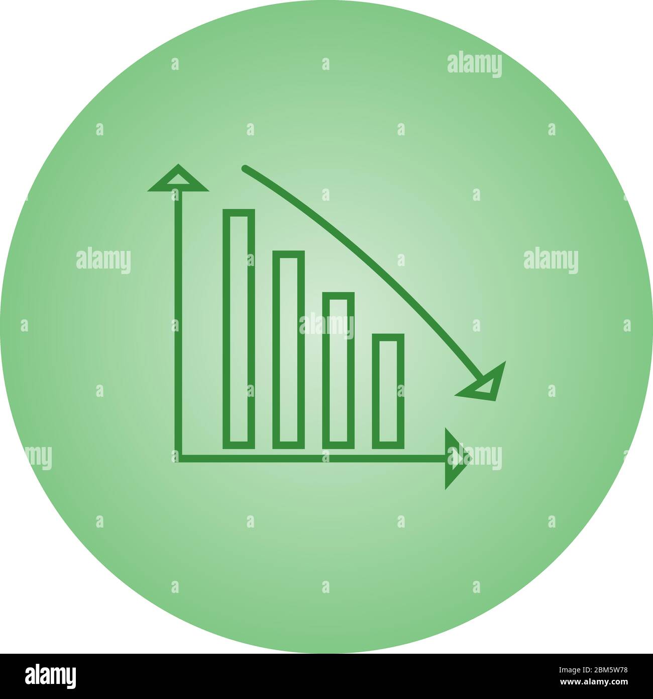 Beautiful Descending bar vector line icon Stock Vector Image & Art - Alamy