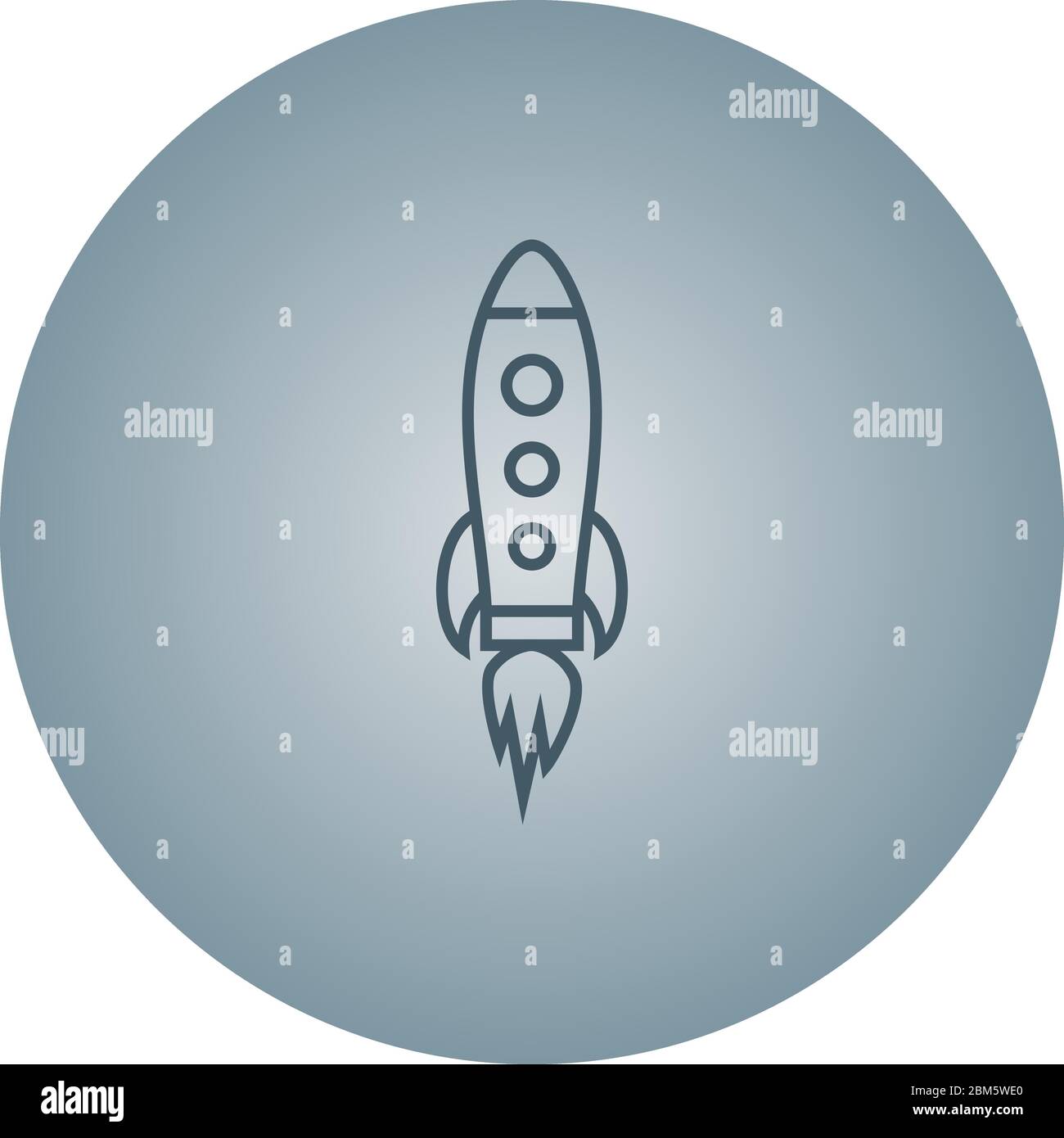 Beautiful Rocket vector line icon Stock Vector Image & Art - Alamy