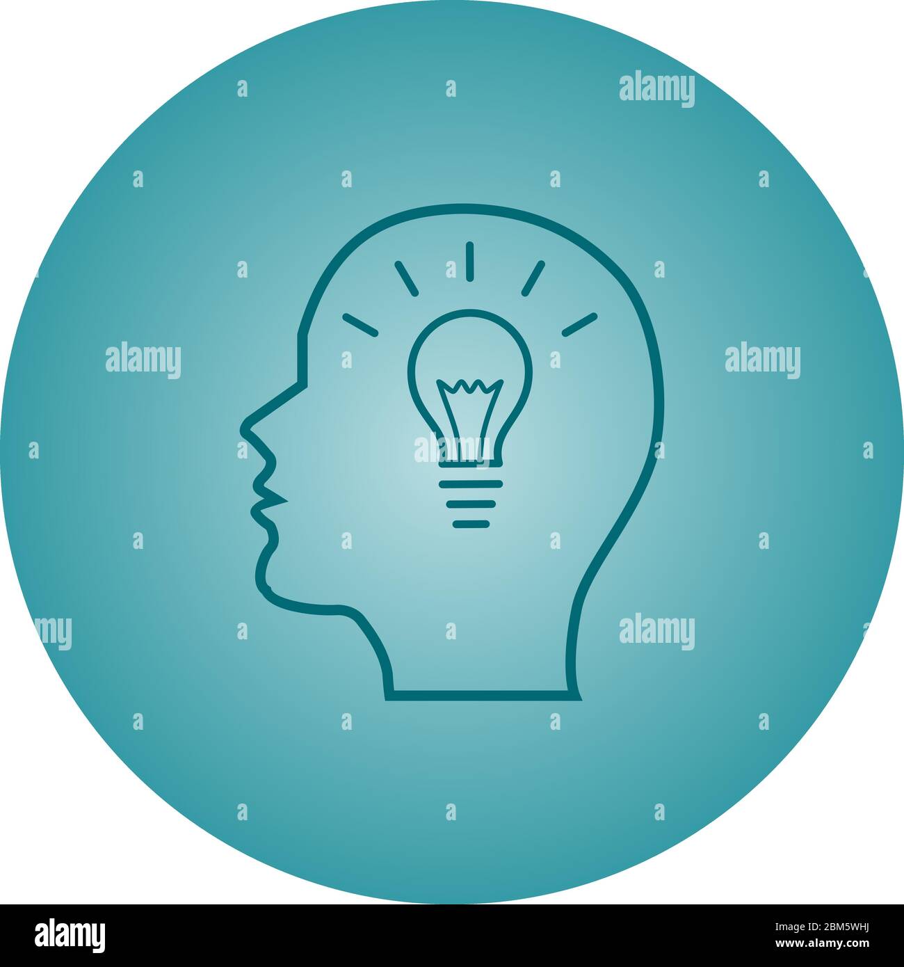 Beautiful Idea vector line icon Stock Vector Image & Art - Alamy