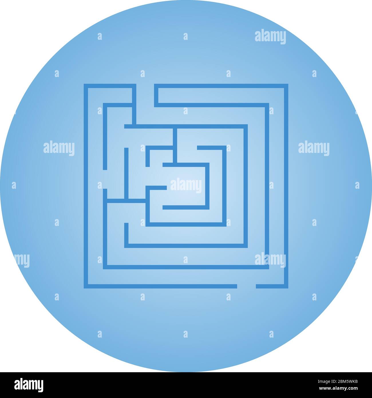 Beautiful Maze vector line icon Stock Vector Image & Art - Alamy
