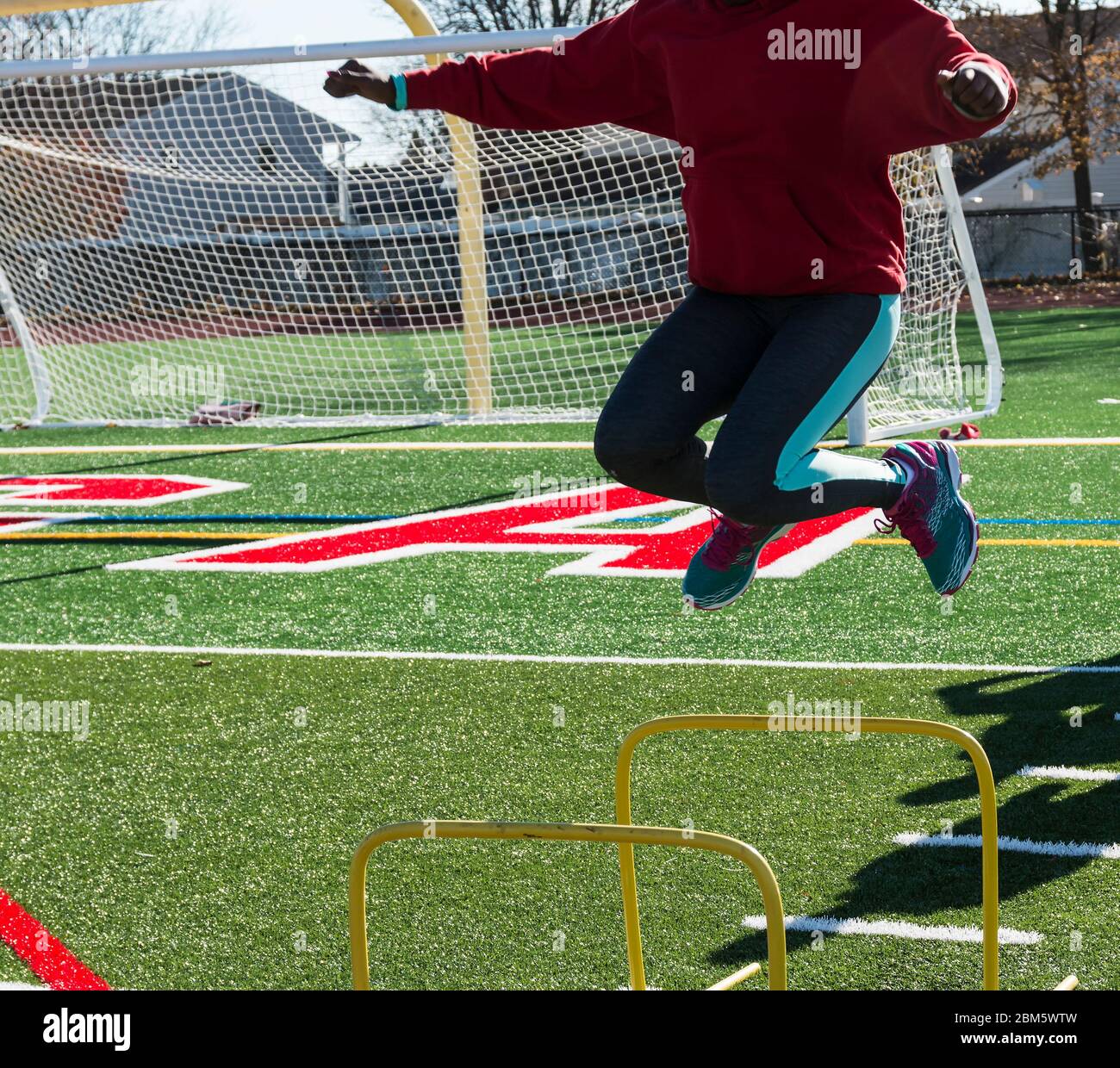 Athlete hurdle practice hi-res stock photography and images - Alamy
