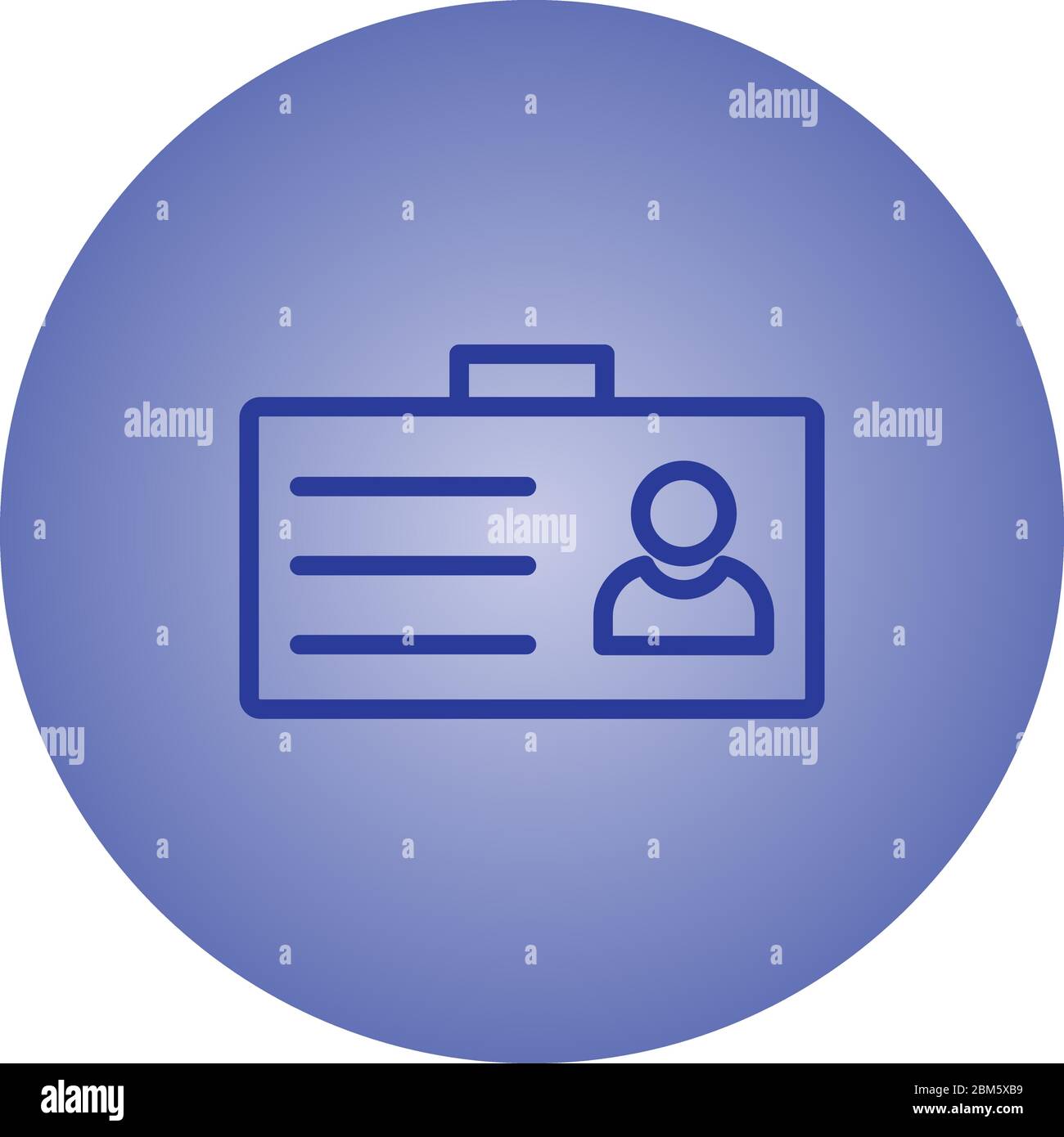 Beautiful Id card vector line icon Stock Vector Image & Art - Alamy