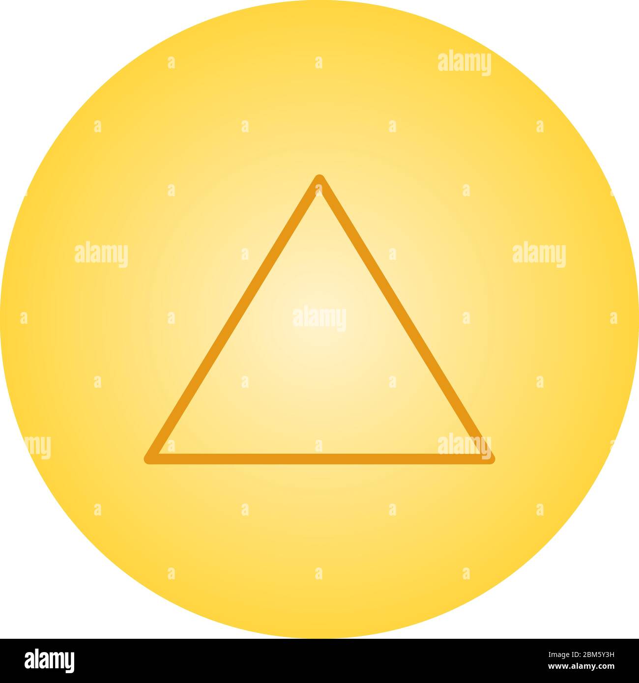 Beautiful Triangle vector line icon Stock Vector Image & Art - Alamy