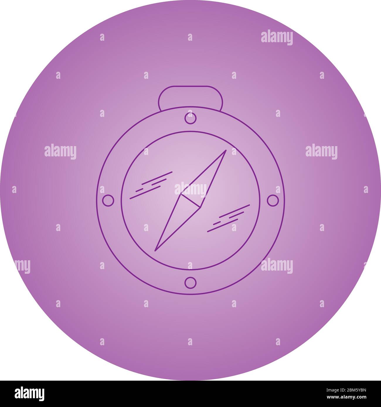 Beautiful compass vector line icon Stock Vector Image & Art - Alamy