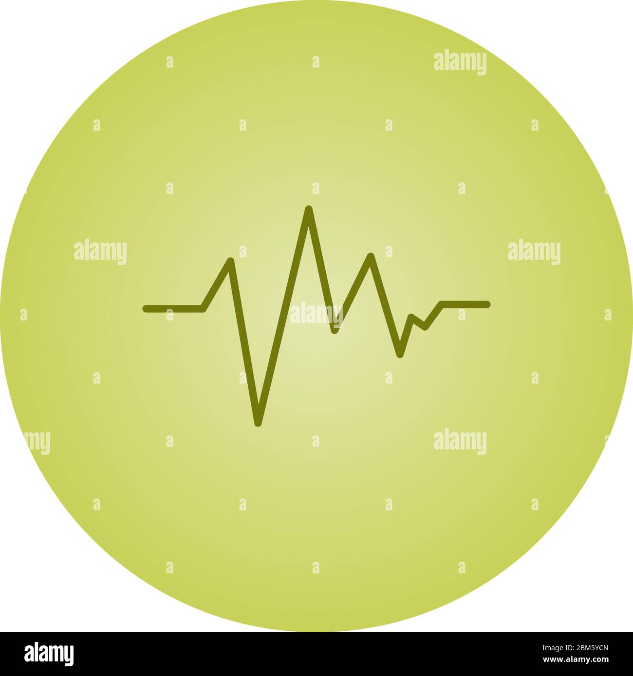 Beautiful ECG vector line icon Stock Vector Image & Art - Alamy