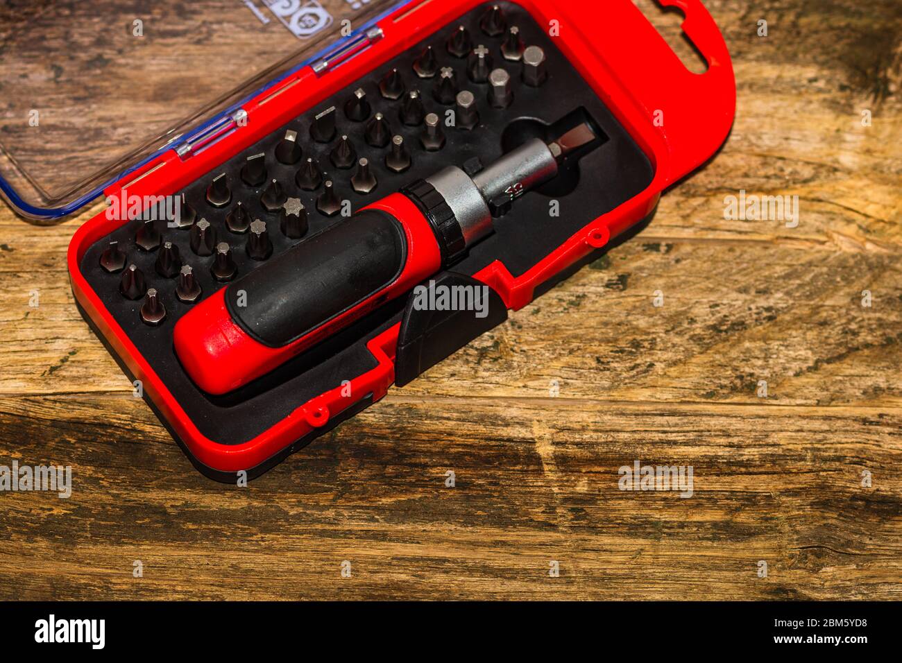 Interchangeable screwdriver set heads hi-res stock photography and ...