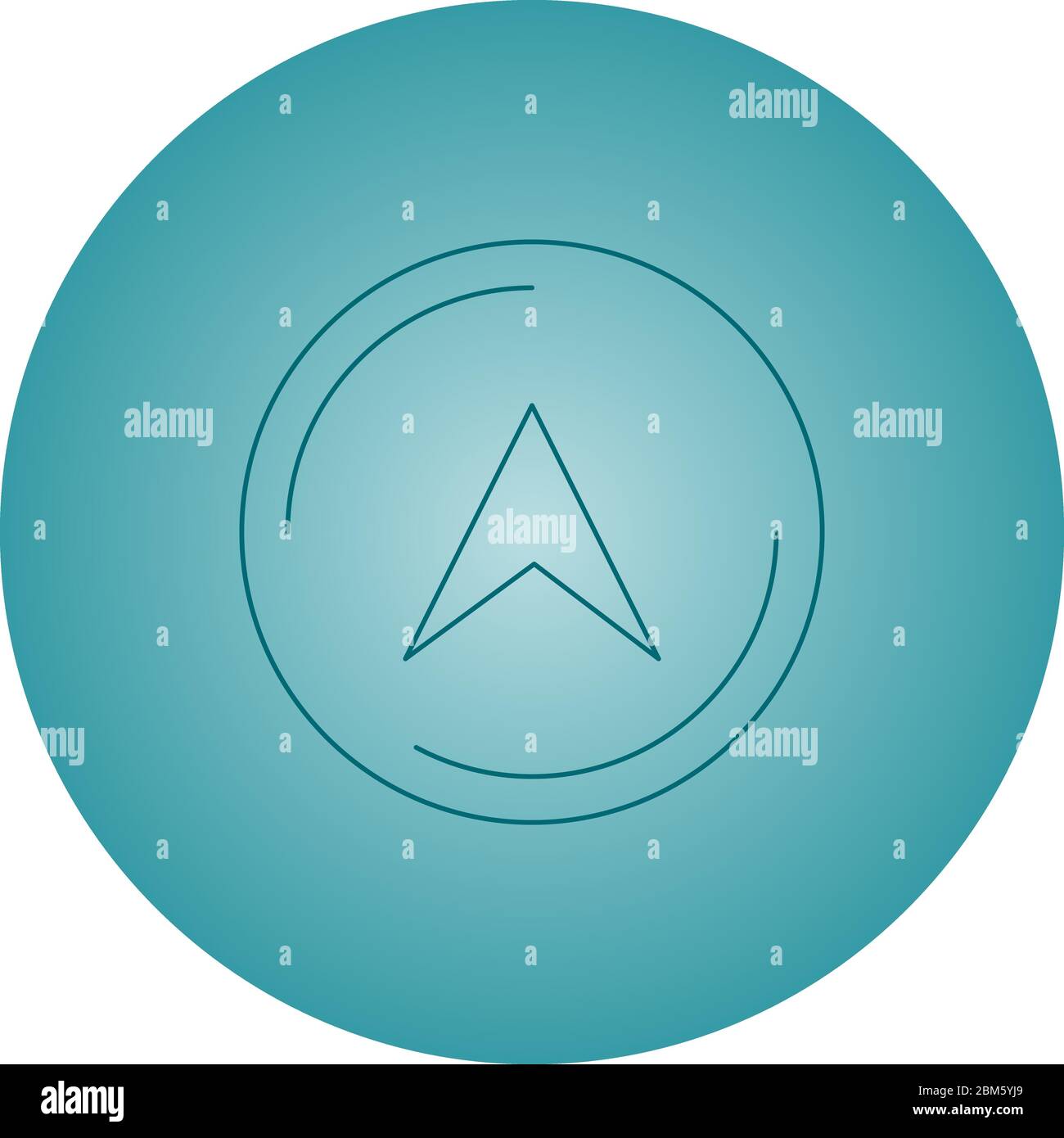 Beautiful navigation vector line icon Stock Vector Image & Art - Alamy
